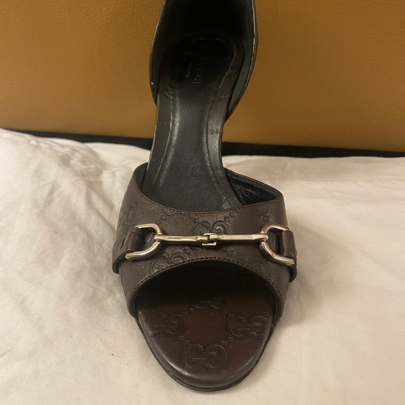Gucci | Shoes | Authentic Gucci Shoes Dorsay Guccissima Chocolate Brown ...